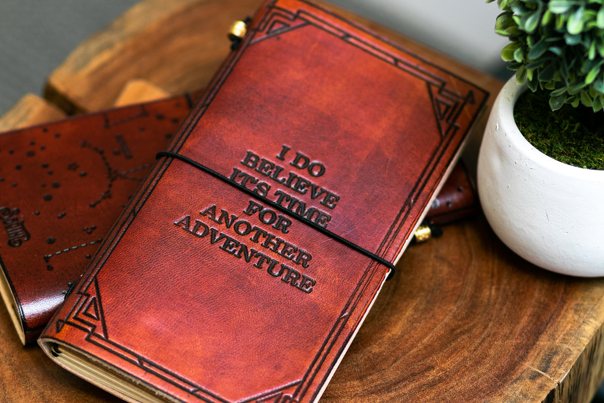 Traveler's Notebook, Traveler's Journal | Soothi Quotes Leather Journal