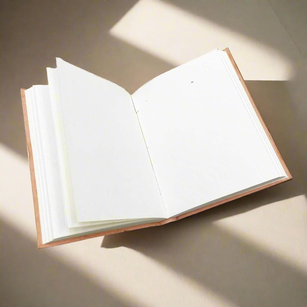 World Map 7x5 Handmade Leather Journal- Handmade Leather Journal